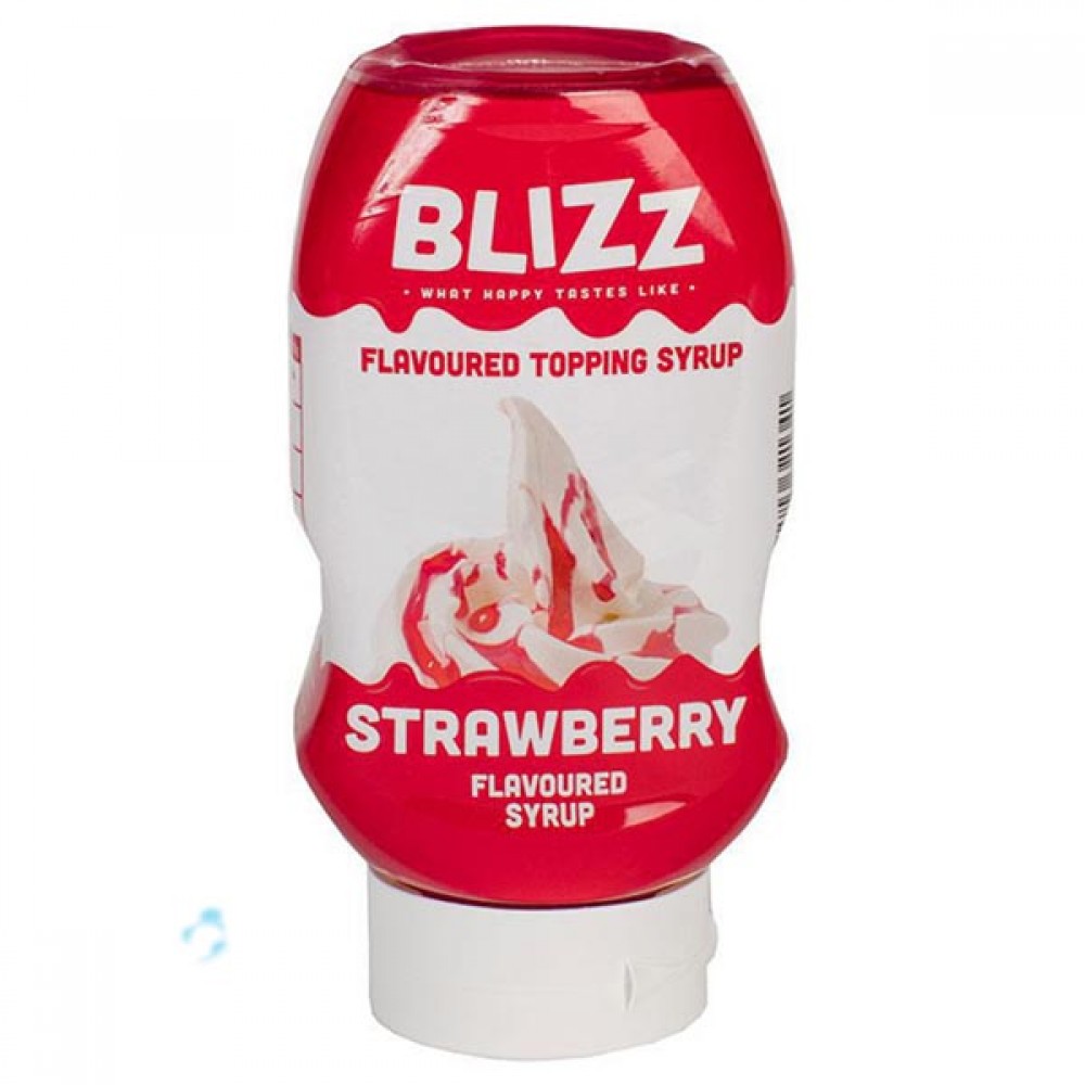 Blizz Strawberry Topping Syrup 570ml - Planet Candy Online Sweet Shop